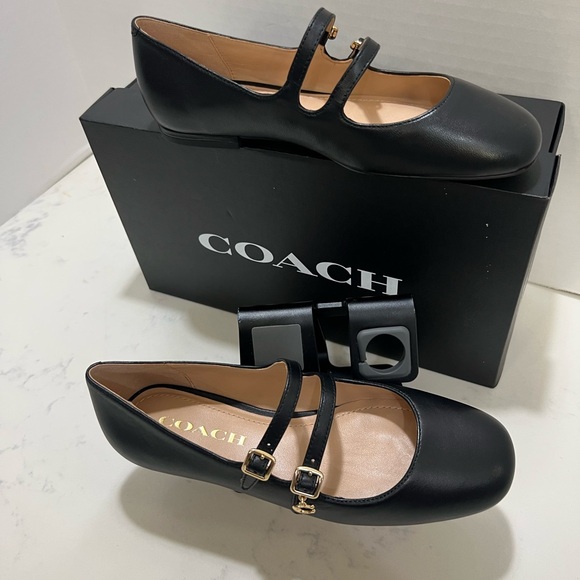 Coach | Shoes | Coach Womens Black Mary Jane Shoes | Poshmark